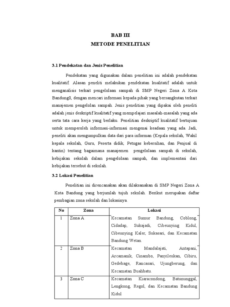 Draft Bab 3 Pra | PDF