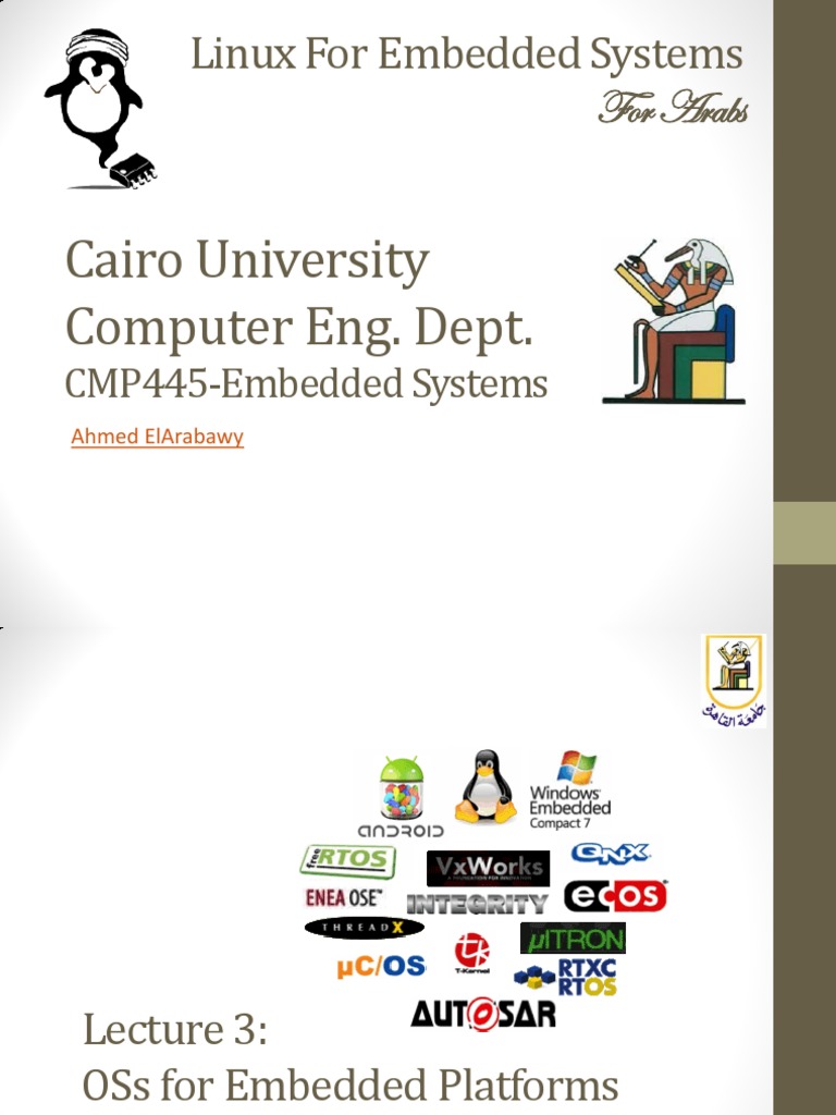 Dokumen - Tips Embedded Systems Lecture 3 Operating Systems For Embedded Systems | PDF | Process ...