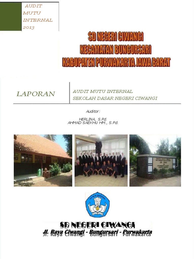 PDF Contoh Audit Sekolah Compress | PDF