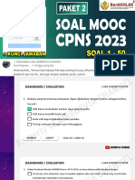 Paket Soal 3 Mooc | PDF