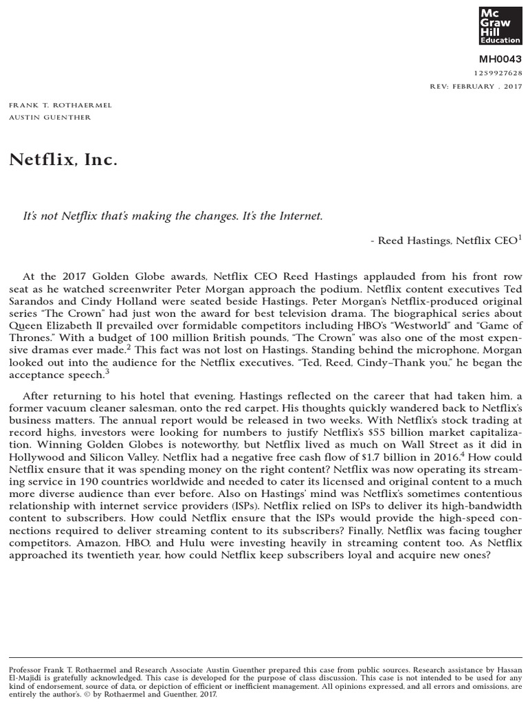 Netflix McGrawHill | PDF