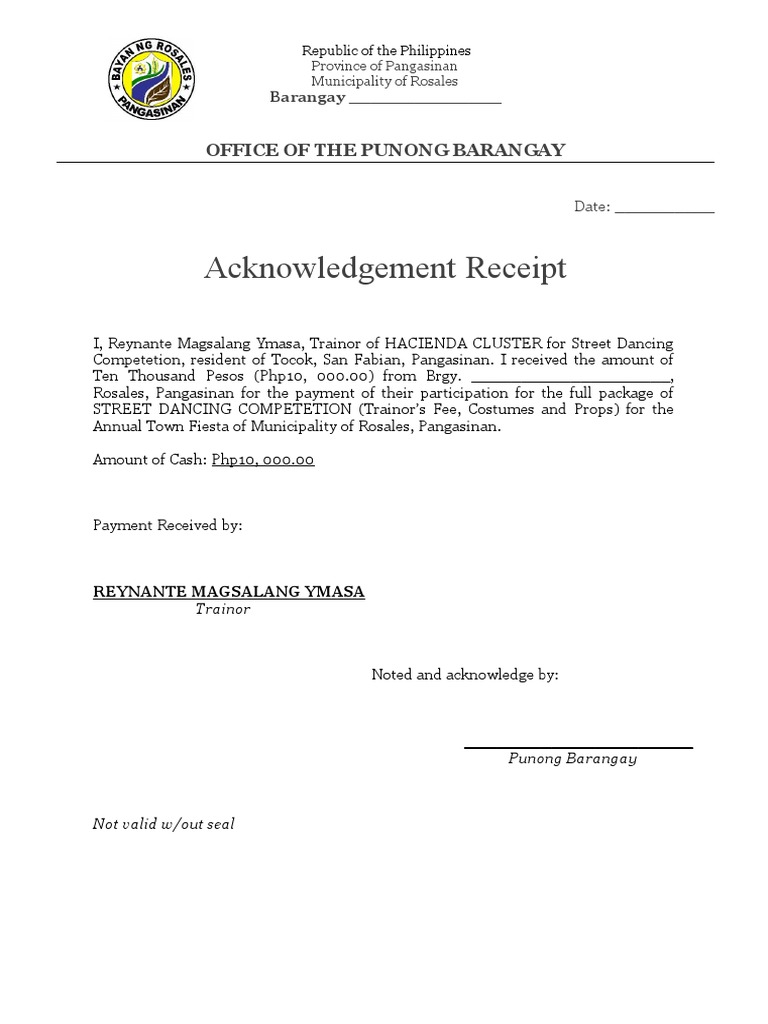 Sangguniang Kabataan Certificate | PDF