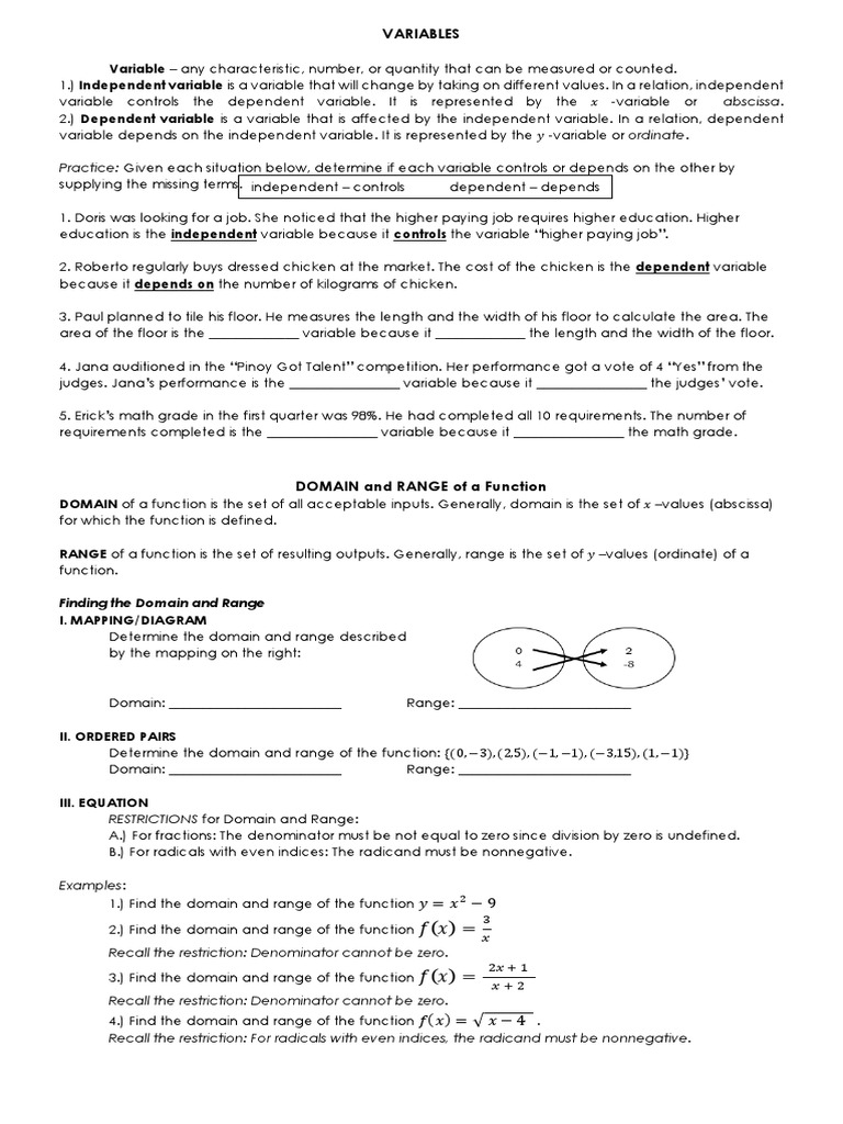 Lecture Functions | Download Free PDF | Function (Mathematics) | Mathematical Concepts