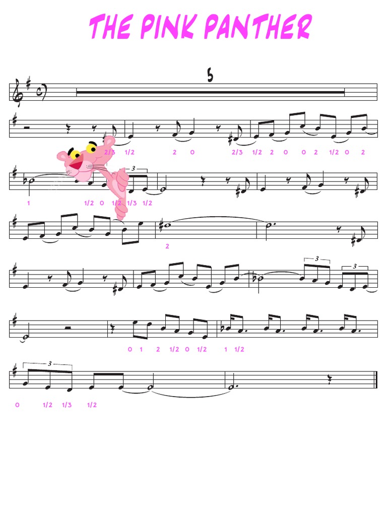 Pink Panther Trumpet | PDF