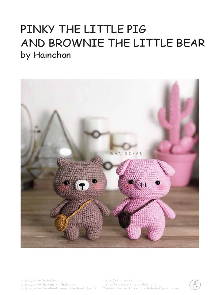 Pinky Pig and Brownie Bear Story | PDF | Teaching Methods & Materials