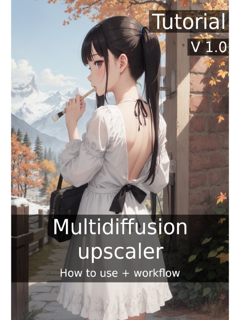 Multidiffusion Upscaler Tutorial Guide | PDF | Business | Technology & Engineering
