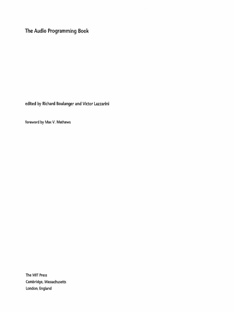 Programming: The Audio | PDF