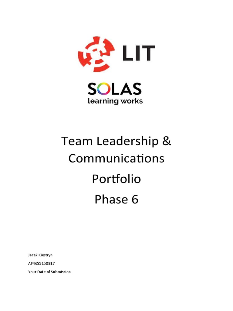 Assignment - Team Leadrship | PDF