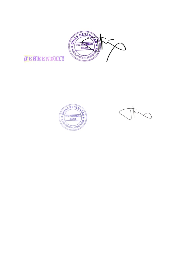 Cap TTD Terkendali | PDF