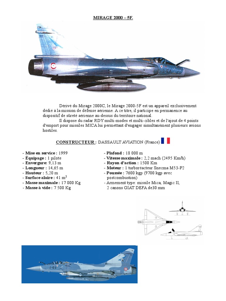 Mirage 2000 5F | PDF