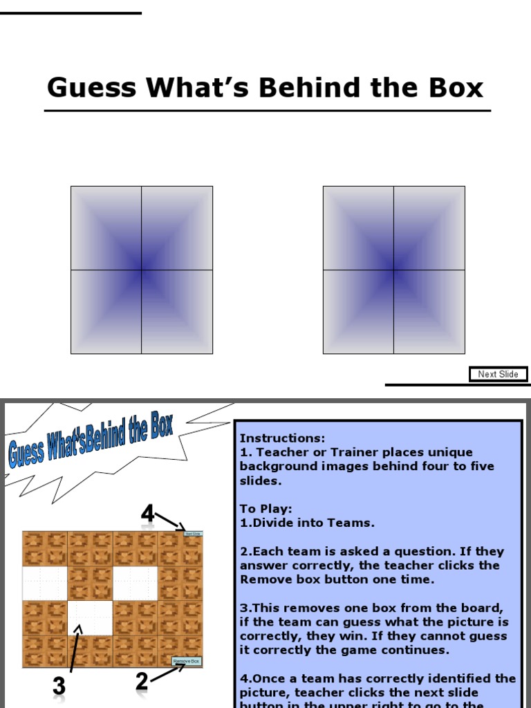 Behind The Box-Elements | PDF
