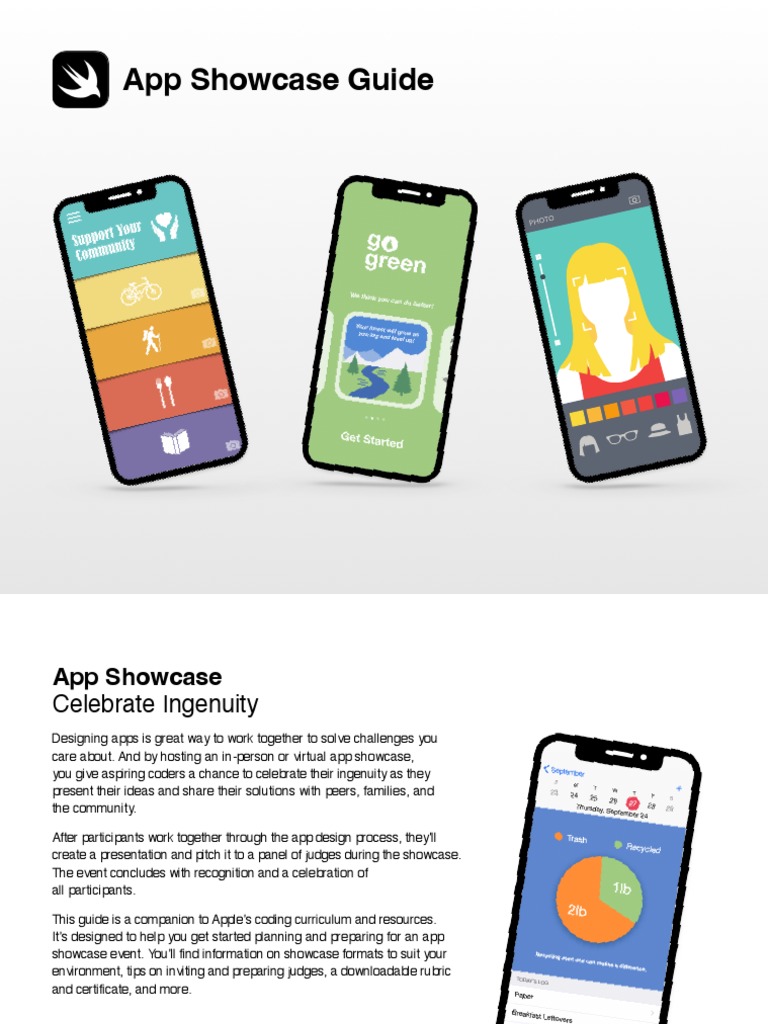 App Showcase Guide Fall 2021 | PDF | Ios | Xcode