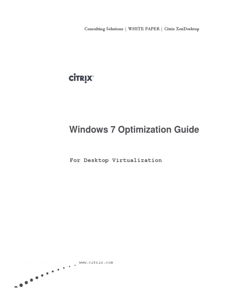 XD - Windows 7 Optimization Guide | PDF | Windows Registry | Desktop ...
