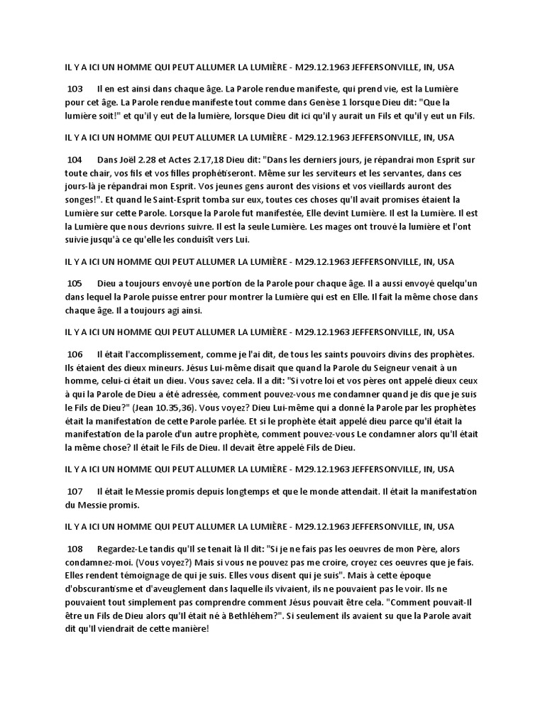 Allumer la Lumière de la Parole | PDF | Études des langues étrangères ...