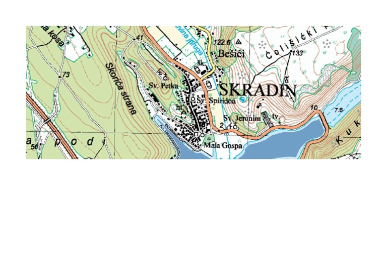 Skradin Karta | PDF