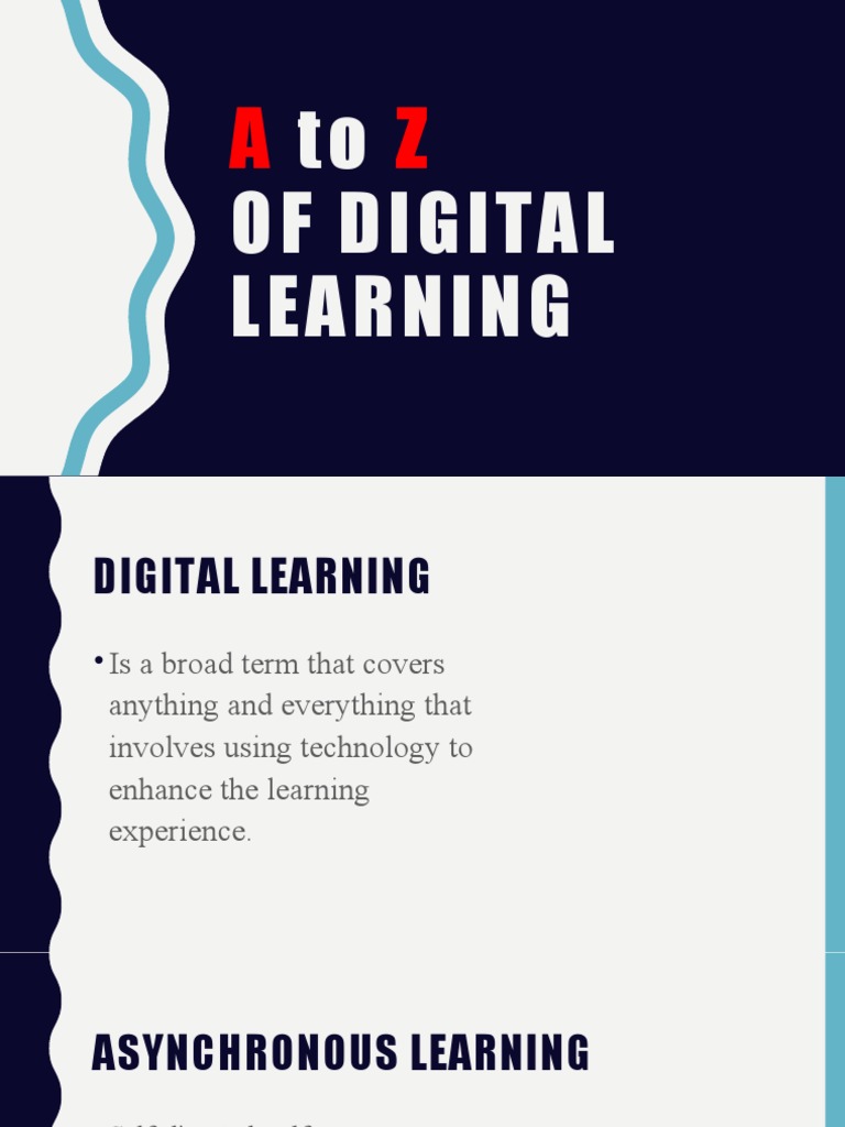 A To Z of Digital Learning | PDF