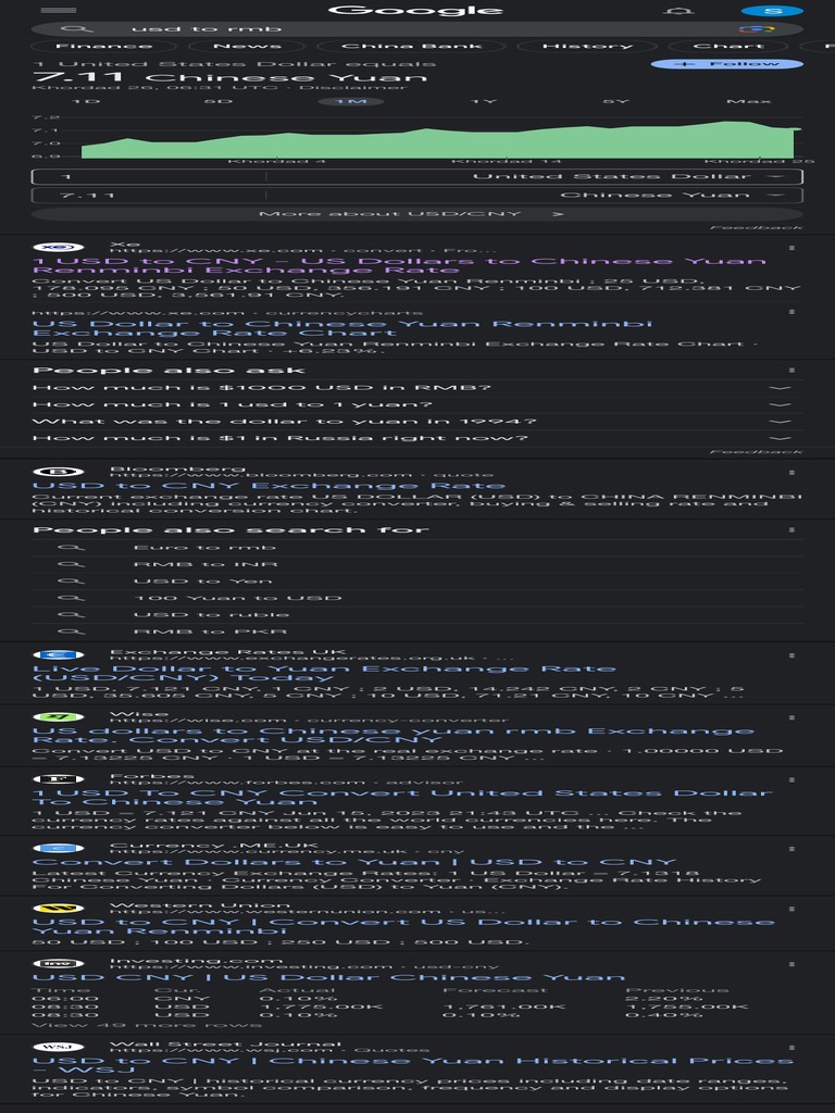 USD to CNY Exchange Rate Today | PDF | Sports & Recreation | Travel