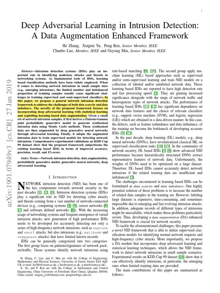 046 Deep Adversarial Learning in Intrusion Detection - A Data ... 046 Deep Adversarial Learning in Intrusion Detection - A Data ...