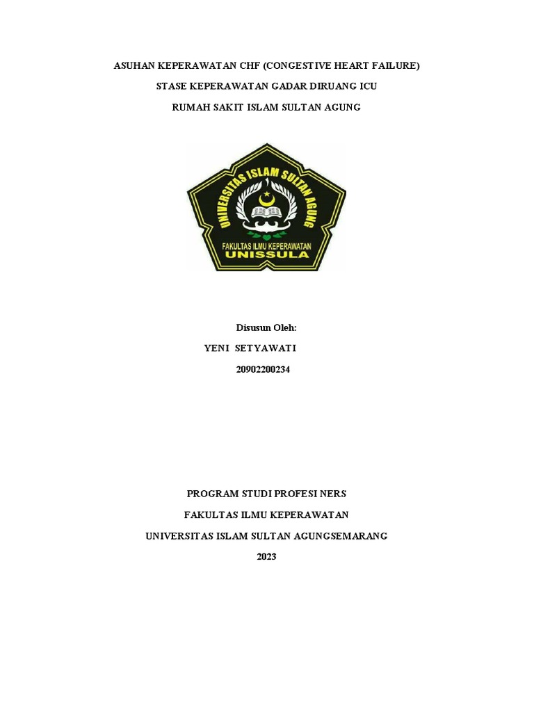Askep CHF - Icu | PDF