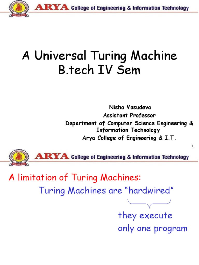 5.universal Turing Machine Final | PDF
