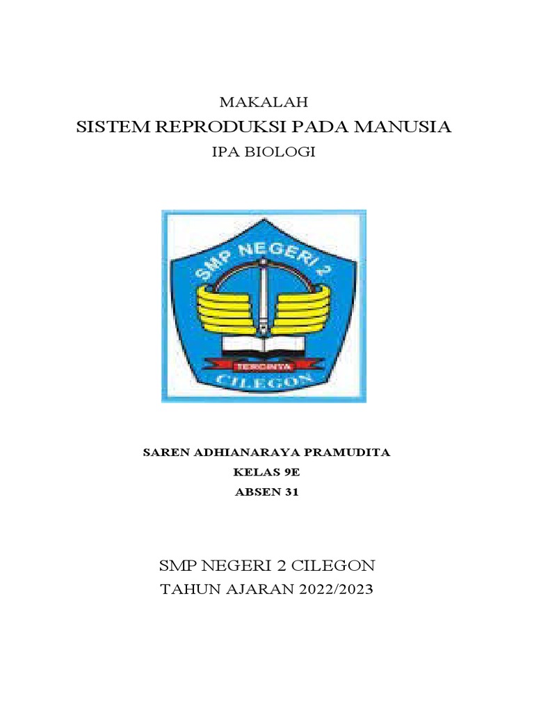 Penyakit Pada Sistem Reproduksi Manusia | PDF | Pengembangan Diri | Kesehatan Holistik