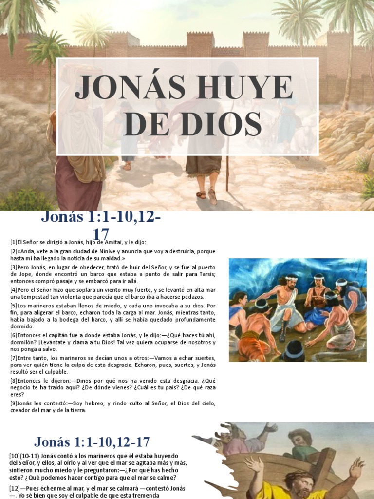 Jonás Huye de Dios | PDF | Jonás