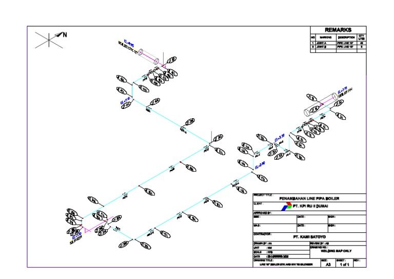 Pipa Boiler-Welding Map 1 | PDF