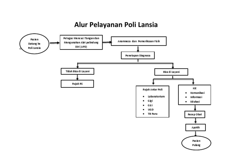 Alur Pelayanan Poli Lansia | PDF