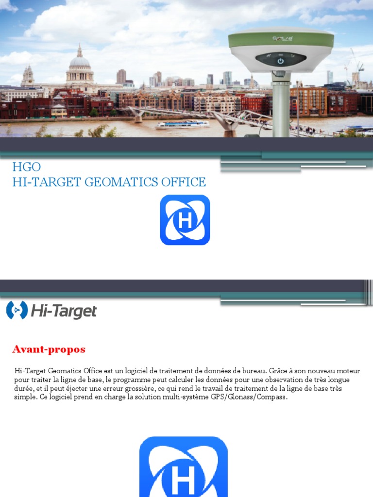 HGO Hi-Target Geomatics Office | PDF | Fichier informatique | Structure ...