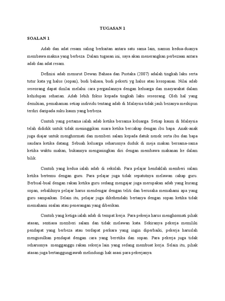 Penghayatan Etika Dan Peradaban | PDF