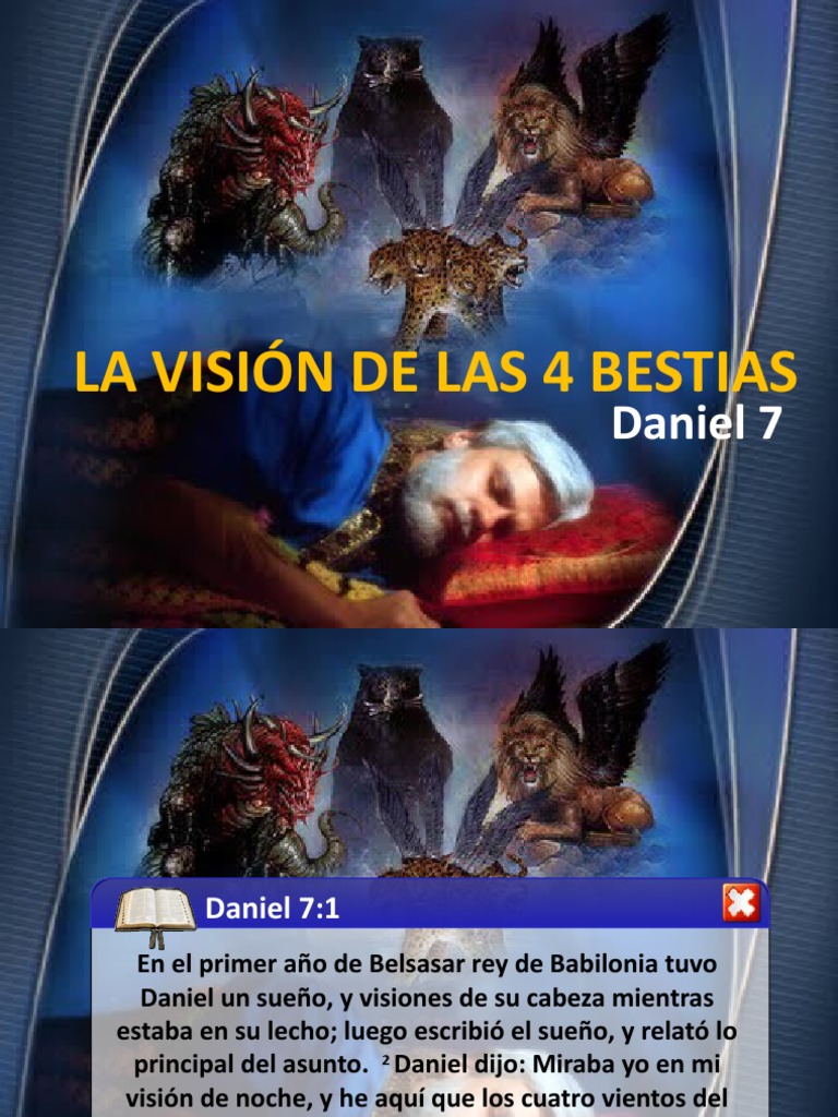 La Visión de las 4 Bestias en Daniel | PDF