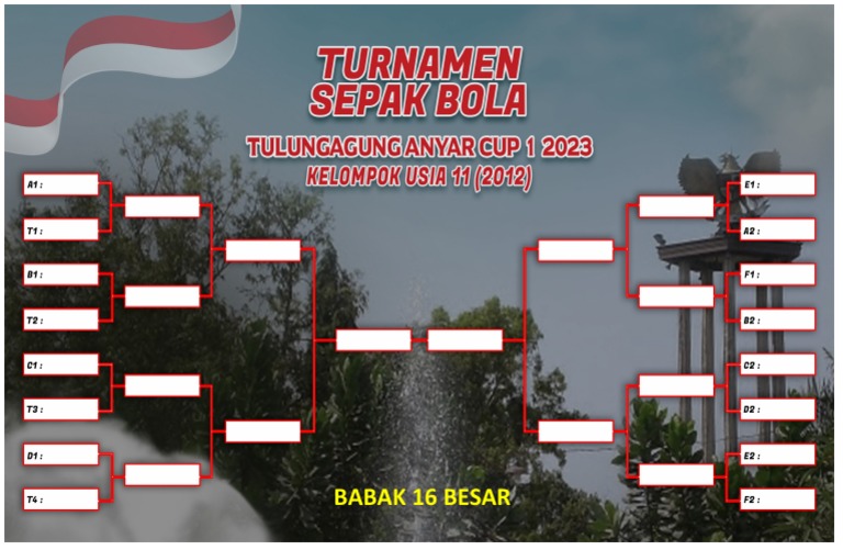 Bagan 16 Besar Ukuran Kertas F4 | PDF