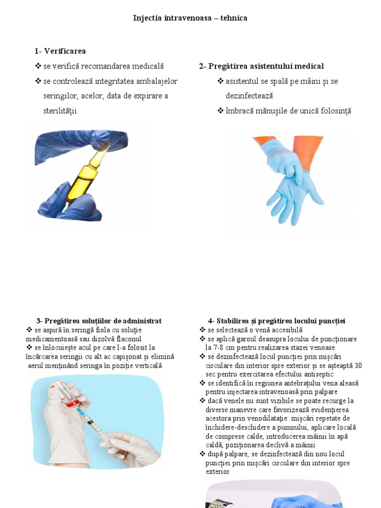 Injectia intravenoasa | PDF