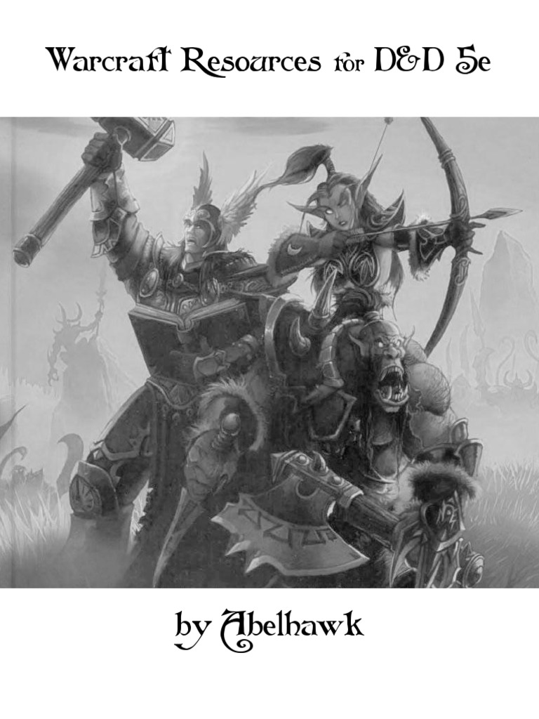 D&D 5e Warcraft Resources | PDF