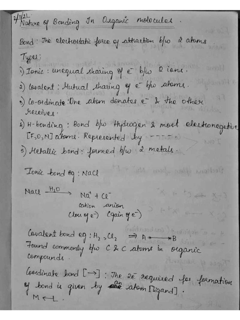 Chemistry Notes Unit 2 Pdf