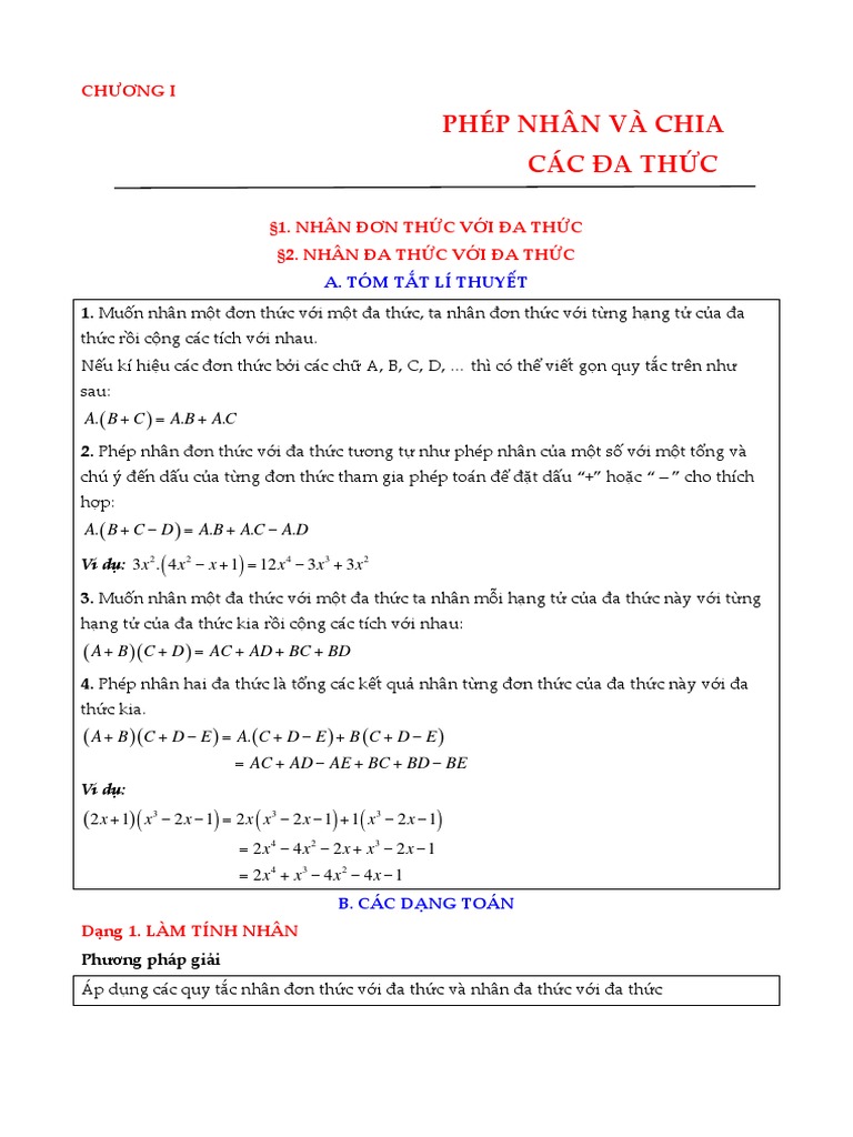 ly-thuyet-cac-dang-toan-va-bai-tap-phep-nhan-va-phep-chia-da-thuc | PDF