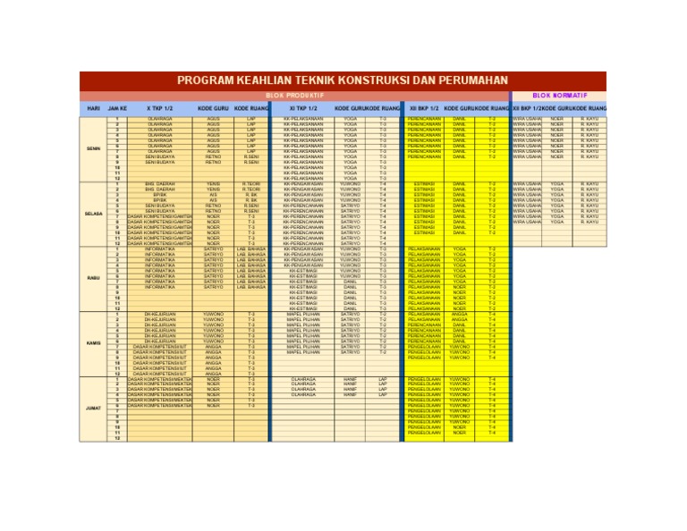 Jadwal TKP | PDF