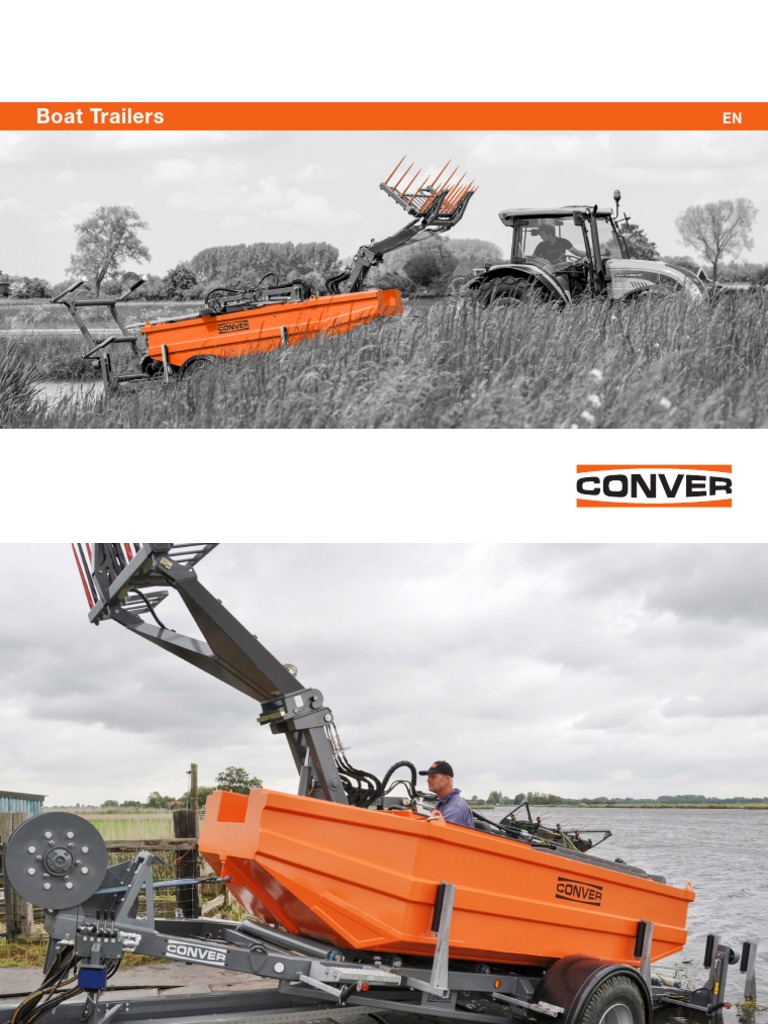 Conver Boat Trailers ENG PDF | PDF | Trailer (Vehicle) | Tractor