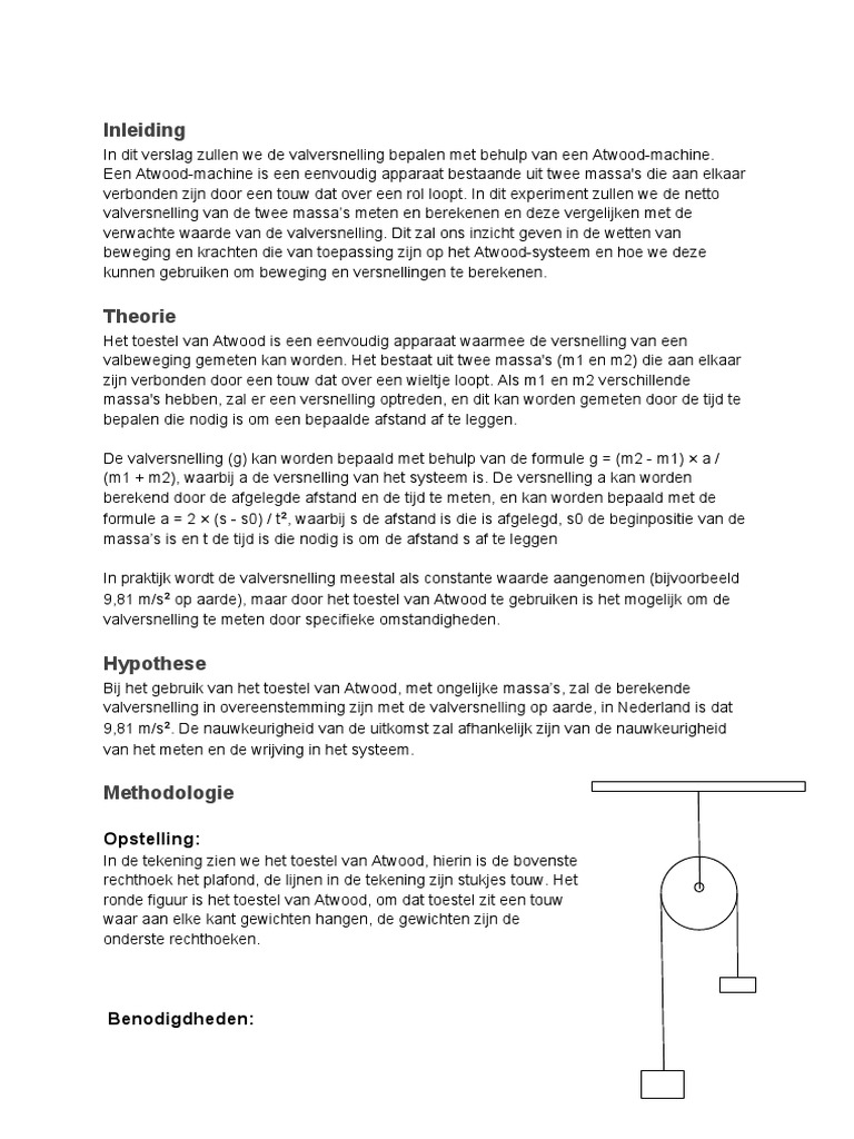 Verslag Atwood | PDF
