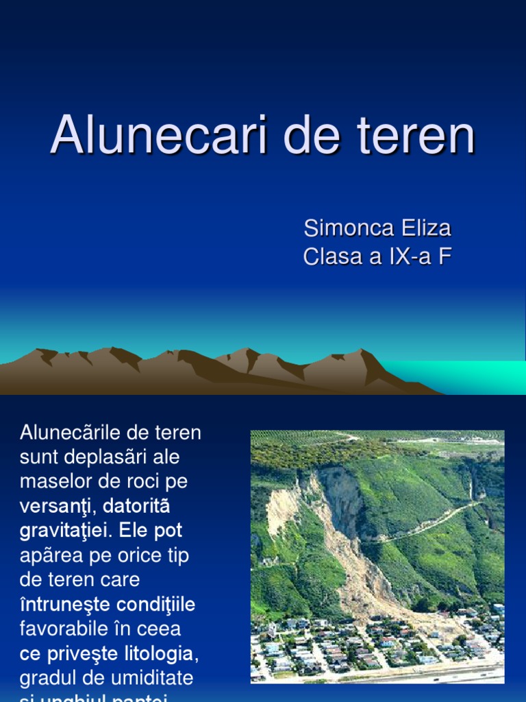 Alunecari de Teren | PDF