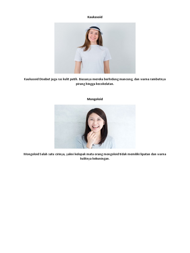 Kaukasoid Disebut Juga Ras Kulit Putih. Biasanya Mereka Berhidung ...