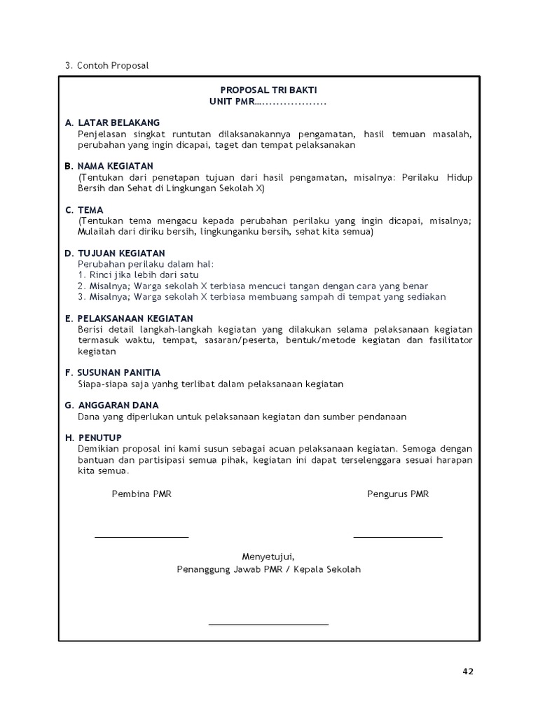 Proposal Kegiatan PHBS Sekolah | PDF