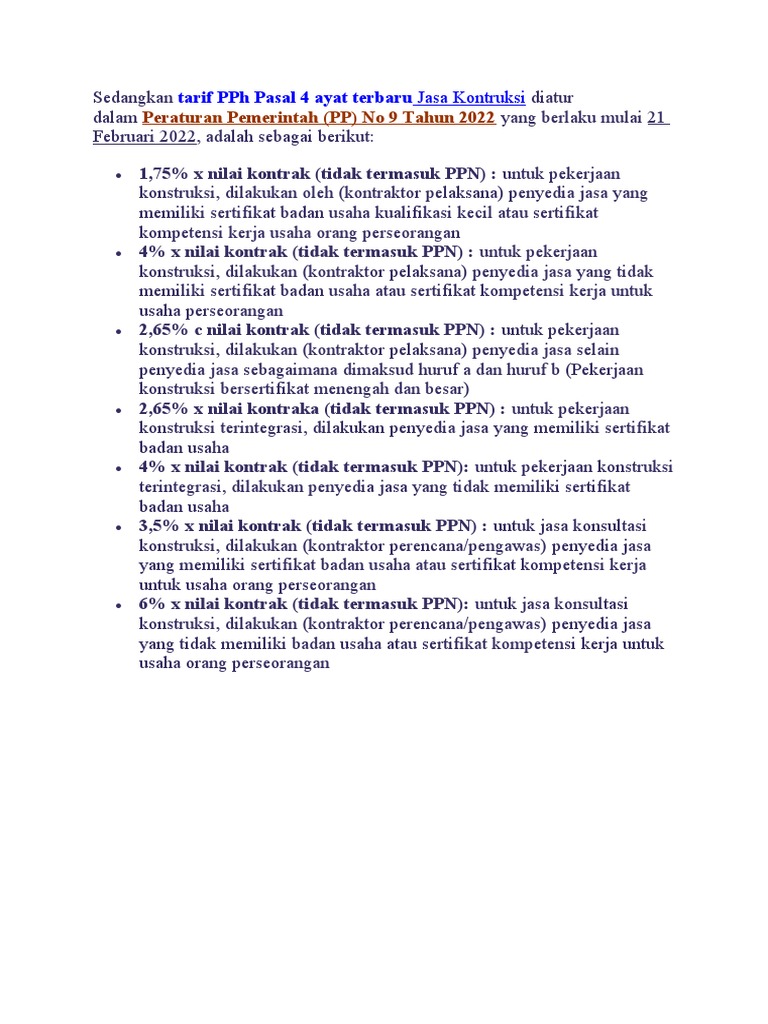 Peraturan PPH PSL 4 Ayat 2 | PDF | Teknologi & Rekayasa