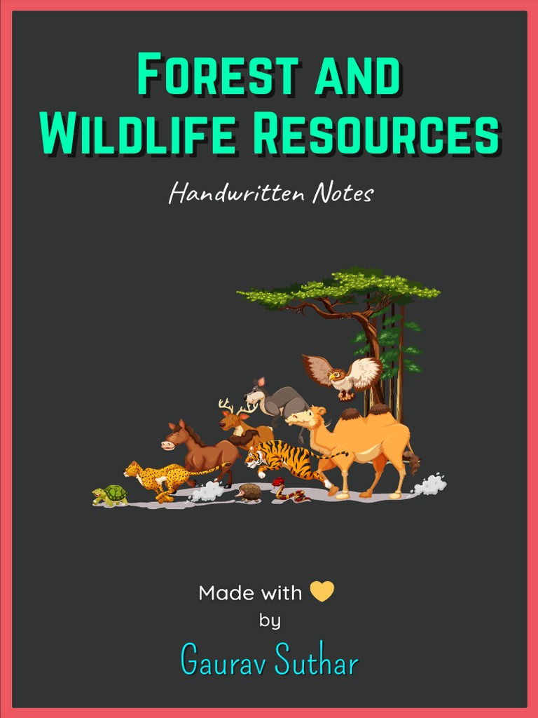 Class 10 Forest and Wildlife Notes | PDF