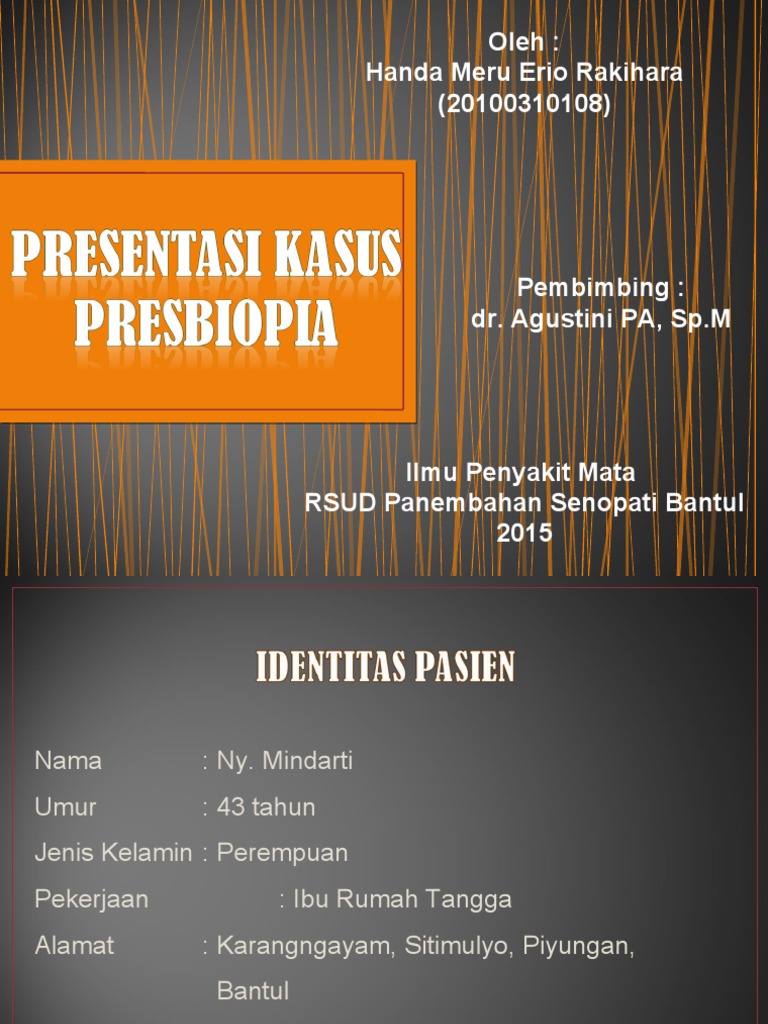 Presus Presbiopia | PDF