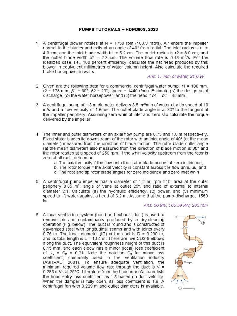 HDM360S Tutorial 2-2023 - Hydraulic Pumps | PDF