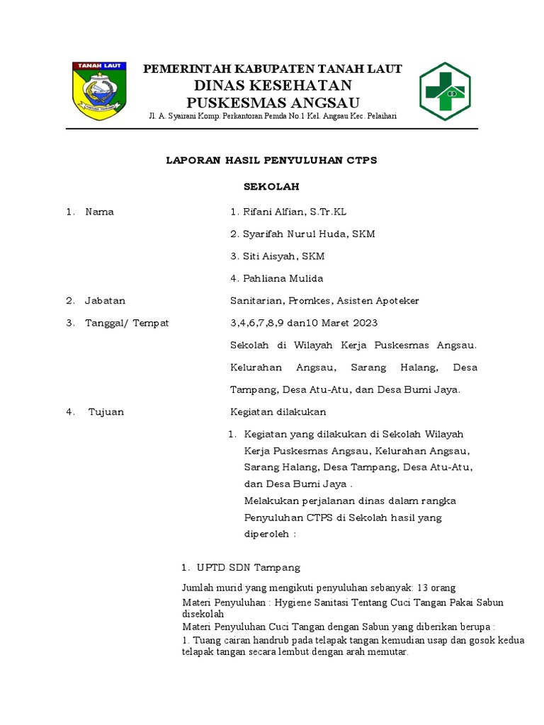 Penyuluhan CTPS | PDF