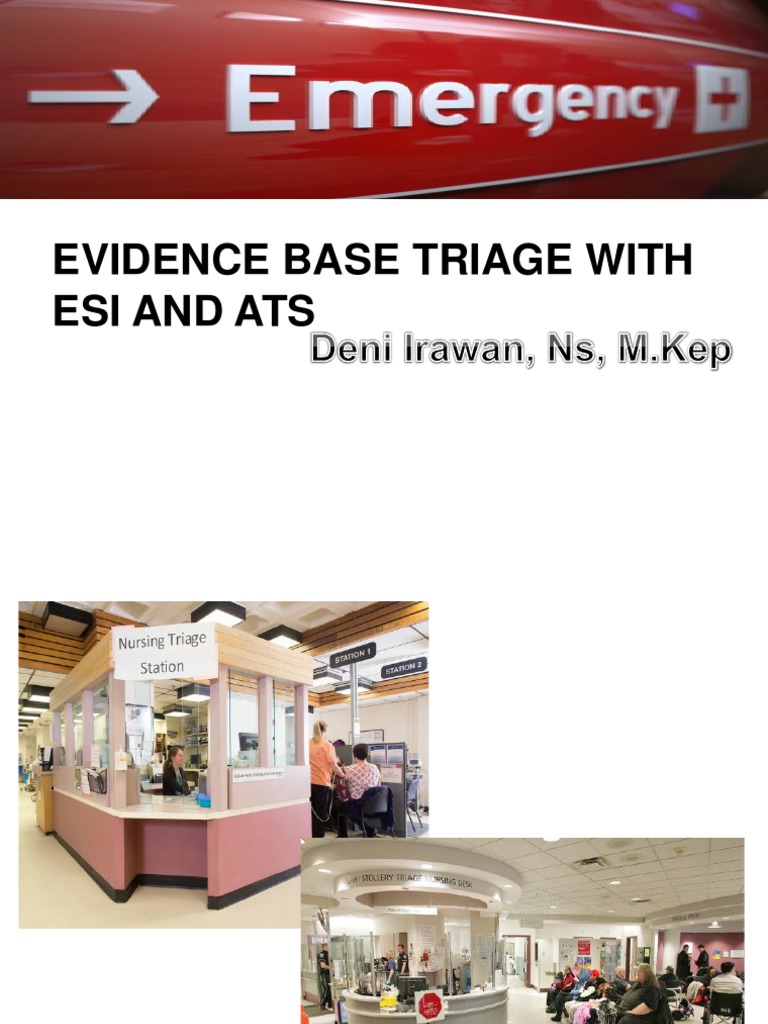 Materi Seminar Evidence Base Triage With Esi and Ats by Deni Irawan | PDF