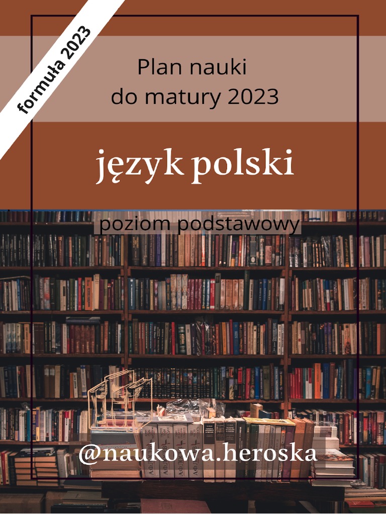 Plan Nauki 2023 Polski P Formula 2023 | PDF