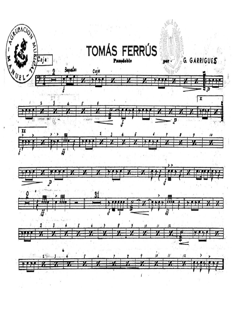 Tomas Ferrus - Caja | PDF